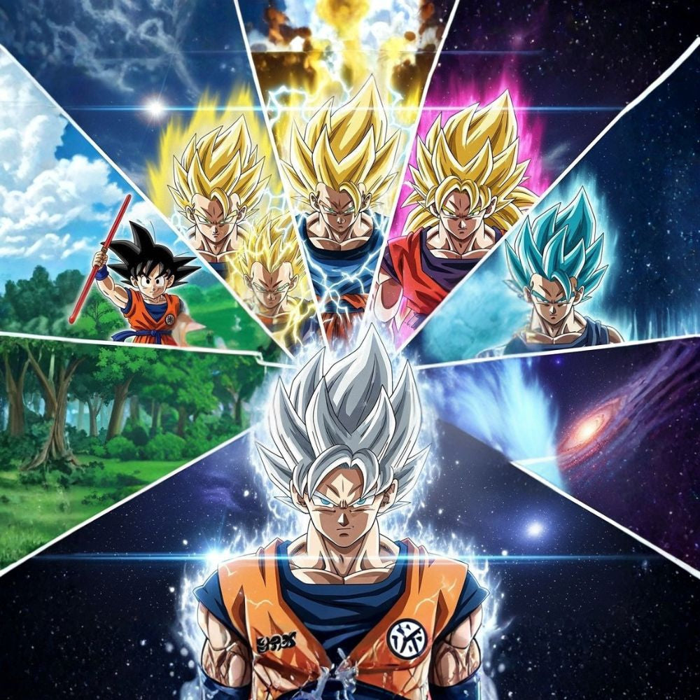 The Evolution of Goku Through the Years – FIHEROE.