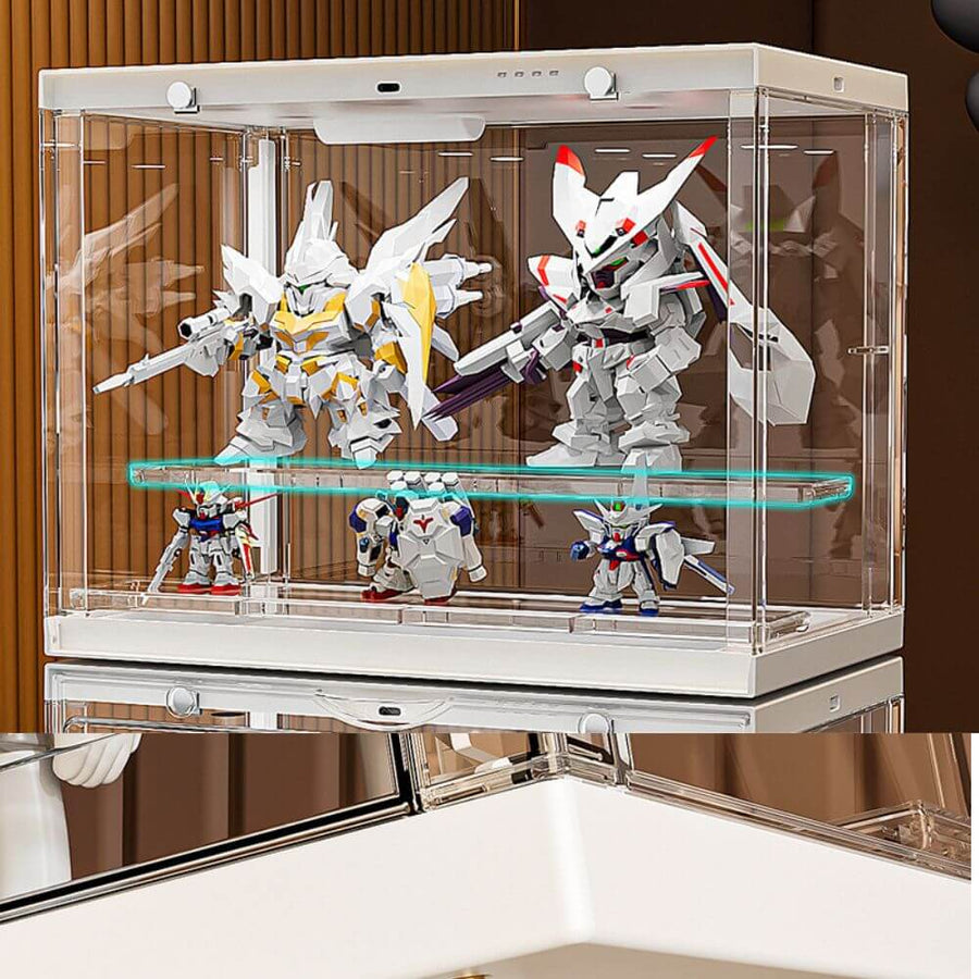 Stackable Lit LED Display Case for Anime Figures – FIHEROE.